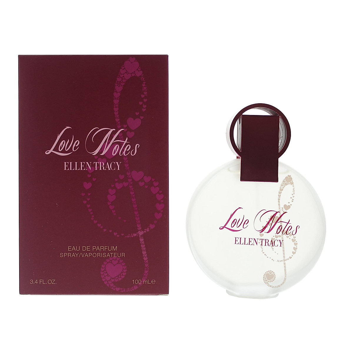 ELLEN TRACY Love Notes Perfume, 3.4 Ounce EDP Spray for Women