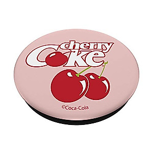 Coca-Cola Cherry Coke Logo & Cherries PopSockets PopGrip: Swappable Grip for Phones & Tablets