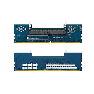 SinLoon Laptop DDR4 RAM to Desktop PC RAM Adapter Card SO DIMM to DDR4 Converters DDR4 Laptop SO-DIMM to Desktop DIMM Memory RAM Connector Adapter (DDR4)