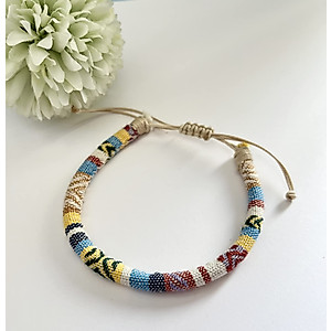 WAINIS 24PCS Wrap Friendship Bracelets Men Women Hemp Cords Ethnic Tribal Bracelets Wristbands