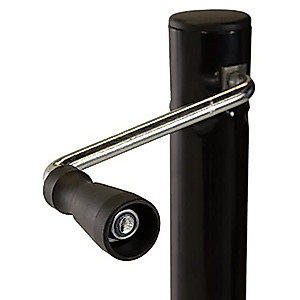 Side Wind Trailer Jack | 5000lb Capacity A-Frame | 14 4/5" Travel | Excellent Powder Coating | Great for Trailers, Campers, Boats, & More | BJ-5000SW-1