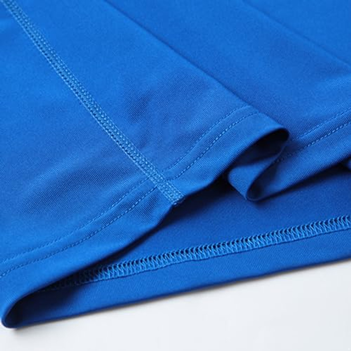 Doomiva Boys Compression T Shirt Kids Goalkeeper Goalie Shirts Sports Undershirt Soccer Tops Athletic Gym Sweatshirt Blue 9-10 Years