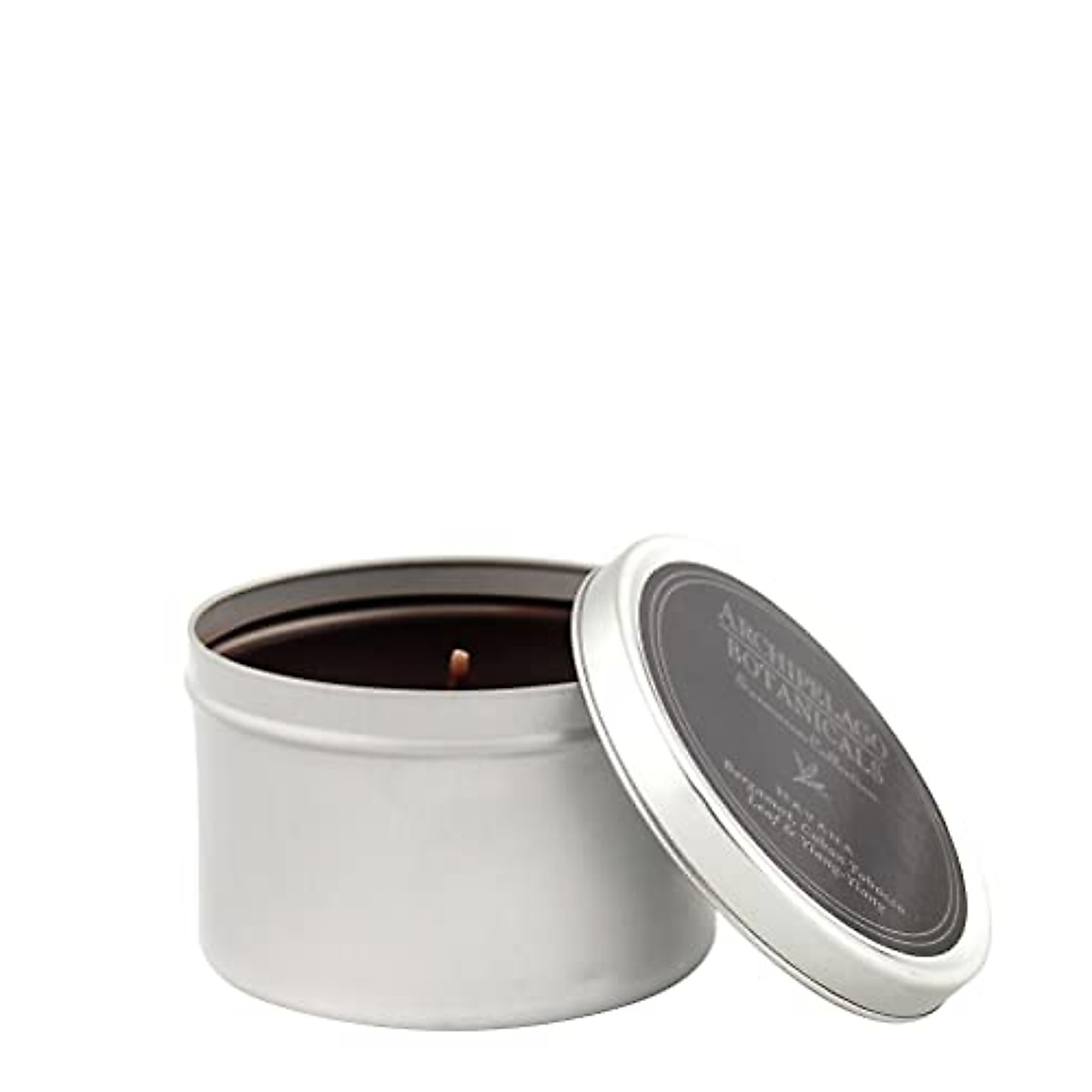 Archipelago Botanicals Havana Travel Tin Candle | Bergamot, Ylang Ylang, and Tobacco Flower | Premium Wax Blend | Burns Approx. 30 Hours (5.9 oz)