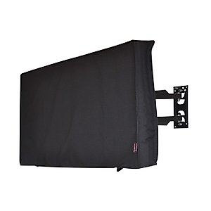 BroilPro Accessories Outdoor TV Cover, Waterproof Universal Protector for 40"-43'' LCD, LED, Compatible with Standard Mounts and Stands, Built in Remote Controller Storage Pocket, Black