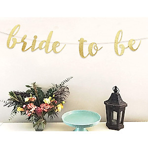 Gold Bride to Be Banner - Bride to Be Banner,bridal Shower Banner,engagement Banner,bachelorette Party Banner,bride Decoration Party Banner