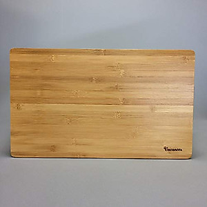 Time Concept Vacances Foldable Low Bamboo Table - L 12" x W 20" x H 9" - Wooden Picnic Furniture, Portable Dining Use