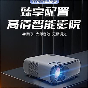 XXXDXDP Projector Office Support 4K High Brightness LED Screen Voice Mini Home Projector