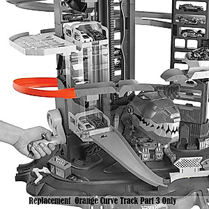 Hot Wheels Replacement Parts City Ultimate Garage GJL14 - Die-Cast Cars Playset ~ Replacement Track Part #3 - Orange Curve