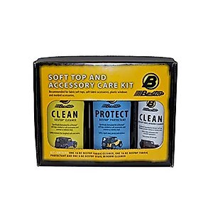 Bestop 11205-00 Jeep Soft Top Cleaner and Protectant Pack
