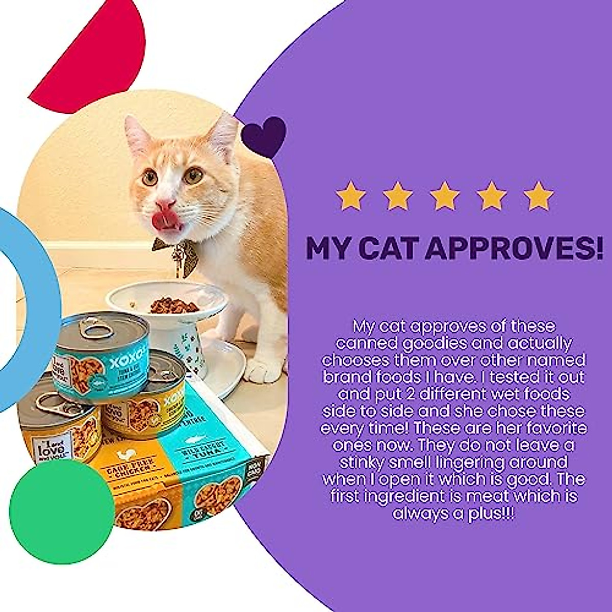 I AND LOVE AND YOU" XOXOs Canned Wet Cat Food, Chicken and Tuna/Tuna and Egg Stew, Grain Free, Real Meat, No Fillers, 3 oz Cans, Pack of 12 Cans