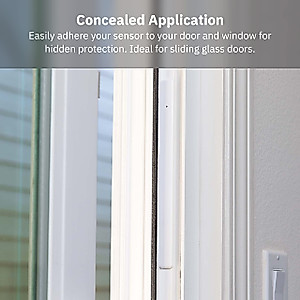 Abode Slim Strip Sensor | Be Alerted to Doors/Windows Opening & Closing | Works with Apple HomeKit & Alexa | Requires Abode Hub