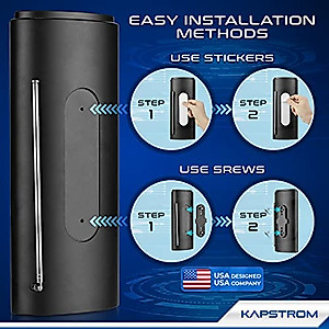 KapStrom 4K HDTV Antenna [Early Release 2023 Chipset] Antenna w/Long Range 300 Miles Reception; Indoor/Outdoor Power Amplifier for Signal Boost; 29.5 ft Coax Cable; Supports All Digital TV Formats