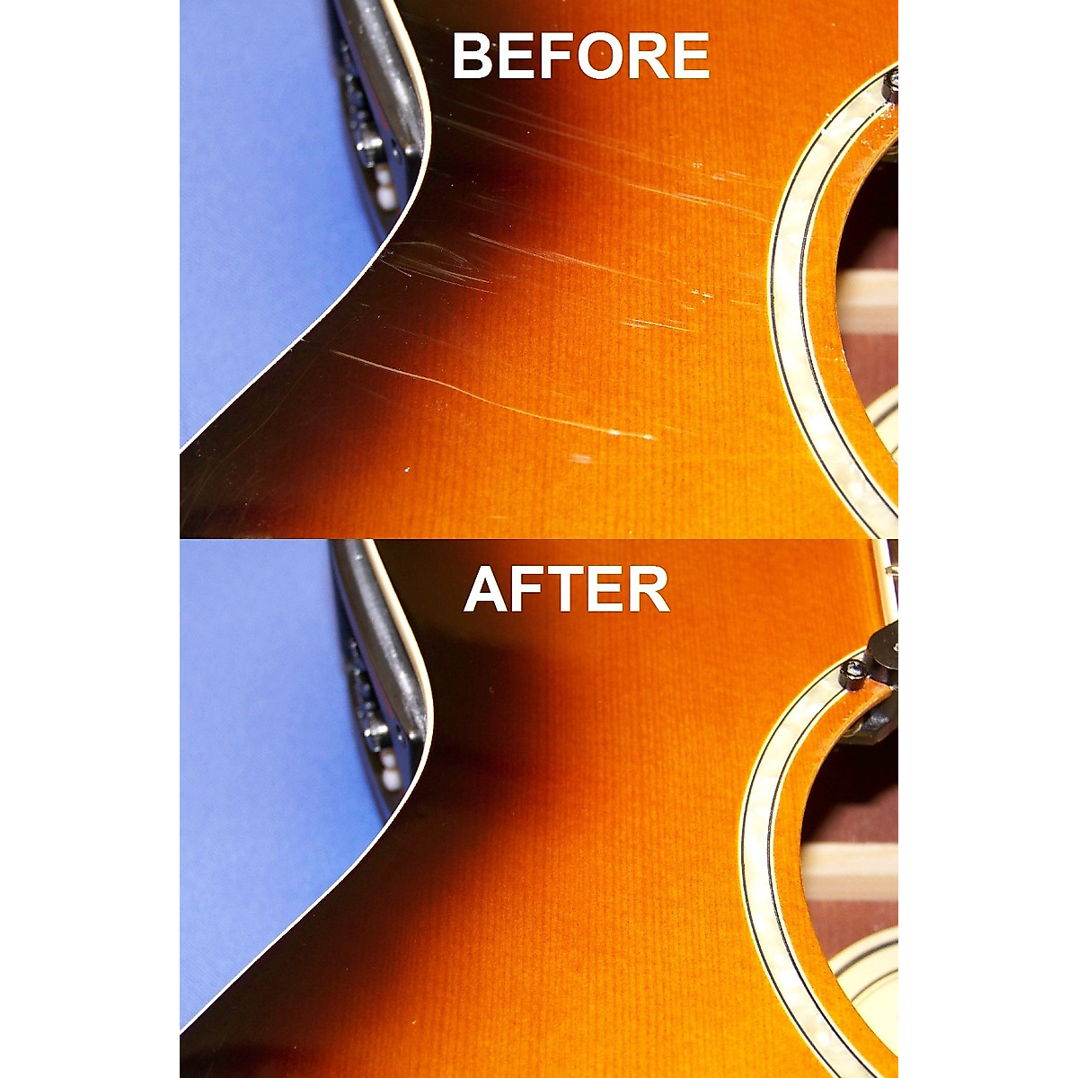 Player's Kit Guitar Polish and Scratch Remover by Eternashine, with Cloth