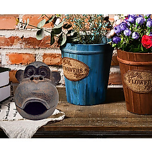 YIMIFLA Cigar Ashtrays, Big Monkey Cigar Ashtrays for Outdoor Patio Indoor Home Decor Garden Cast Iron, Best Gift for Smokers Men and Women