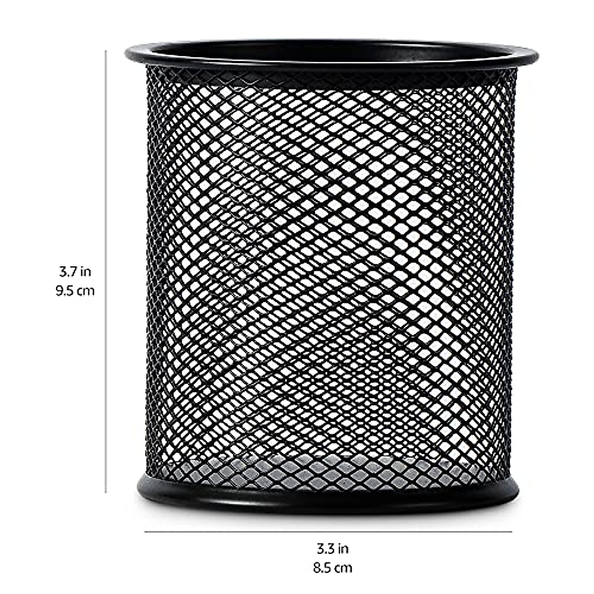 Amazon Basics Wire Mesh Pen Cup, Black