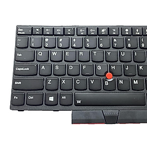 Tiugochr Laptop Replacement US Layout with Backlight with Pointing Keyboard for Lenovo ThinkPad E580 E585 E590 E595 T580 T590 L580 L590 P52 P72 P53 P53S P73 01YP640 01N729 01YP560 PK131672B00 01YP680