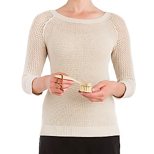 Redecker Waffle Machine Brush with Oiled Beechwood Handle, Stiff Heat-Resistant Tampico Fiber Bristles, 6-1/2 inches, Made in Germany