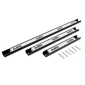 ABN Magnetic Tool Holder 3-Piece Set of 8in, 12in, 18in Strip Racks with Mounting Screws – For Garage and Workshop