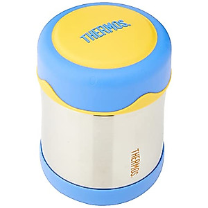 Thermos Stainless Steel Food Flask, Blue, 290 ml