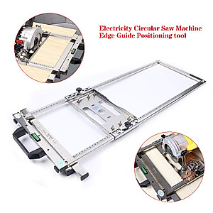 Edge Guide Positioning Cutting Board Tool Electricity Circular Saw Trimmer Machine Stainless Steel Edge Guide Positioning Cutting Board Multi-function Electricity Circular Saw Trimmer Machine