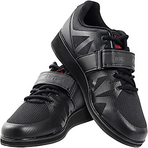 Nordic Lifting Shoes Megin Size 9 - Black Bundle with Shoes Venja Size 11.5 - White