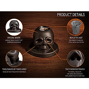 Cocktail Smoker Kit with Torch, Whiskey Smoker Kit, Bourbon/Drink/Old Fashioned Smoker Infuser Kit, 4Flavor of Wood Chips, Ideal Gifts for Men, Fathers, Boyfriends as Father's Day, Christmas, Birthday