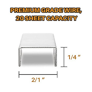 Staples 2 Pack - 10,000 Staples Standard - Heavy Duty Chisel Point Standard Staples 1/4 Inch Staple - Standard Staples for Stapler Jam Free Office Staples for Standard Stapler