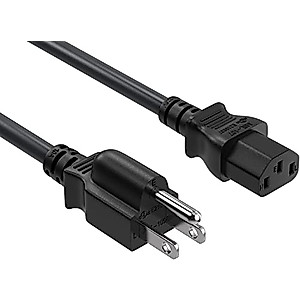 Guy-Tech 5FT UL AC Power Cable Compatible with RPM85 2400w Powered 8 Channel Mixer Charger