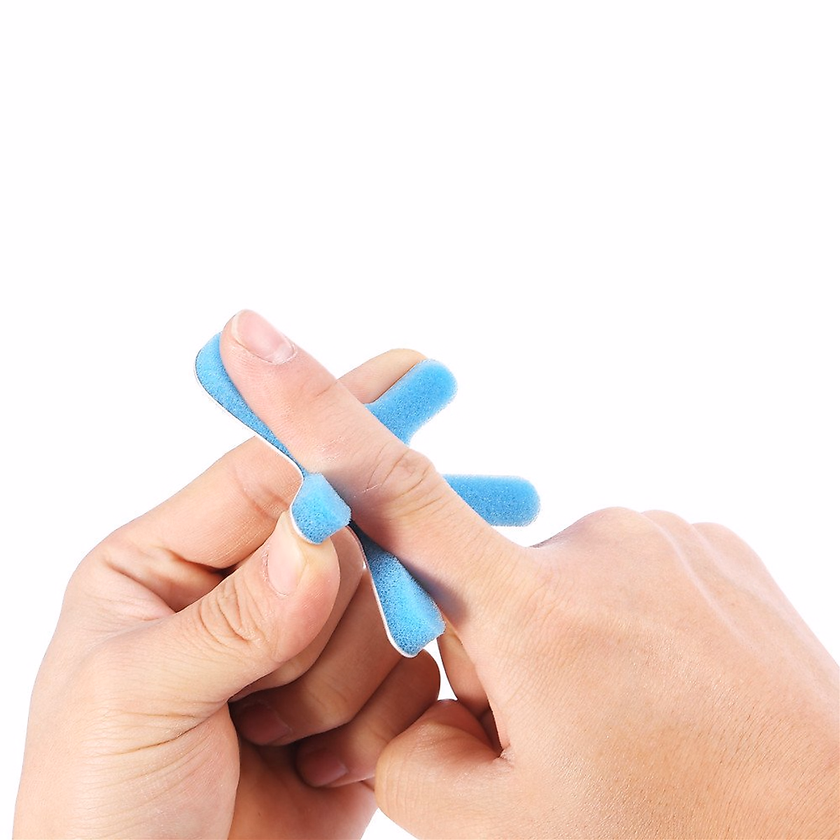 1 PC Toad Finger Splint Aluminium Sponge Finger Knuckle Immobilizer Adajuatable Finger Guards for Pain Relief Sport Injuries (L)