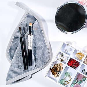 [4 Pack] Microfiber Fleece Makeup Remover Cloths (8x8 inch) for Face, Ultra Soft Chemical Free Reusable Facial Cleaning Towel for All Skin Types