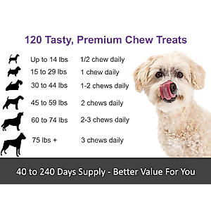 Advanced Joint Repair + Hemp Hip & Joint Health Supplement for Dogs - Relieves Arthritis, Pain & Inflammation, Improve Mobility, Extra Strength Soft Chew Treats with Glucosamine, Chondroitin & MSM