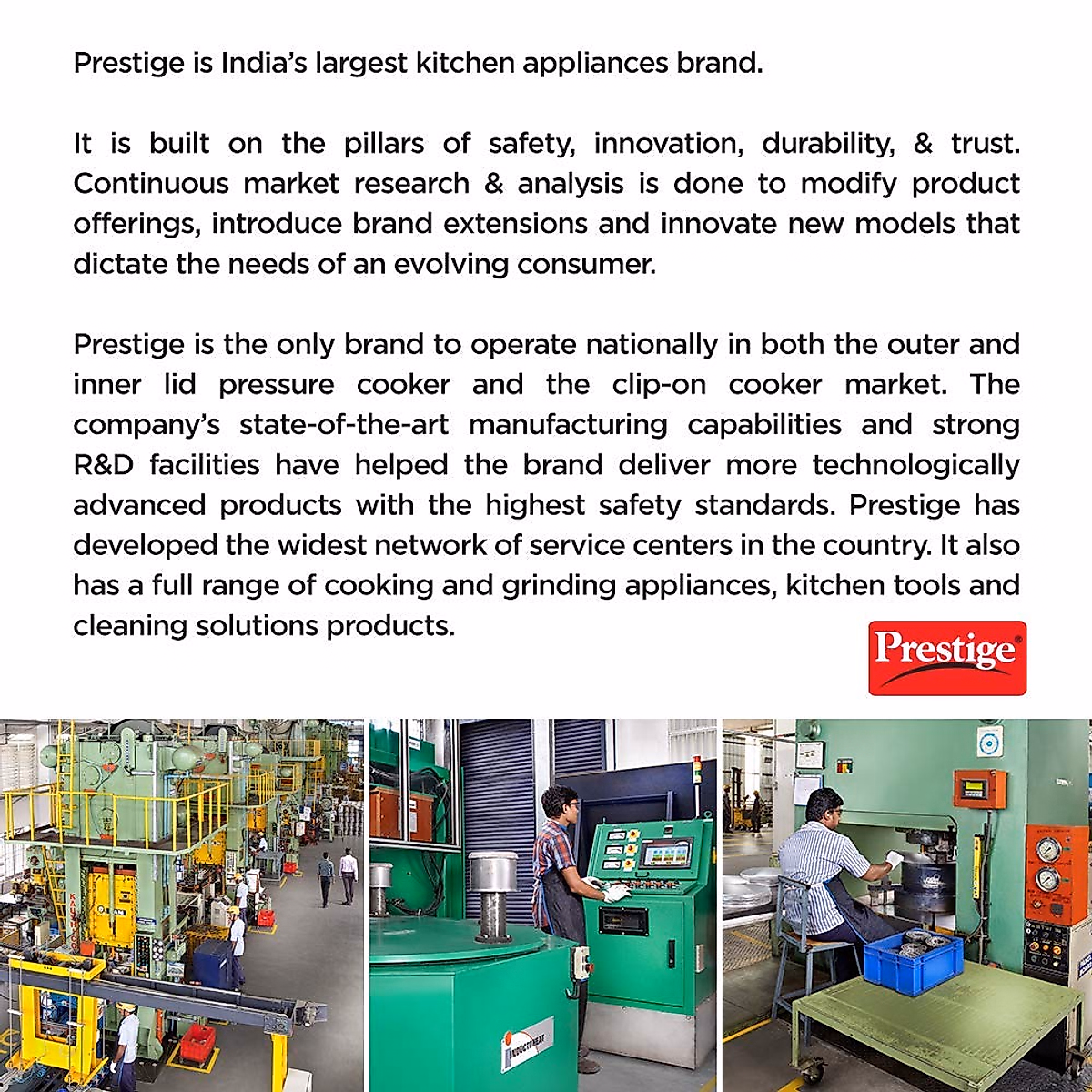 Prestige Svachh Nakshatra Plus Hard Anodised Aluminium Inner Lid 5 Litre Pressure Handi, Black