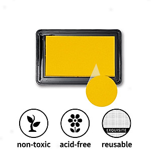 Xingwenice Baby Ink Pad Handprint and Footprint - Washable Safe Pet Paw Print Stamp, Non-Toxic and Acid-Free Ink, Perfect Family Keepsake Baby Shower Gifts for New Mom (Blue, Pink), 3.74×2.52×0.86 ''