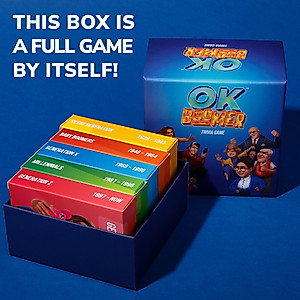 QUOKKA OK Boomer Family Games for Kids and Adults - Board Games for Family Night - Trivia Card Games for Adults & Family Volume ll - Fun Party Millennials vs Boomers Game for Ages 15+