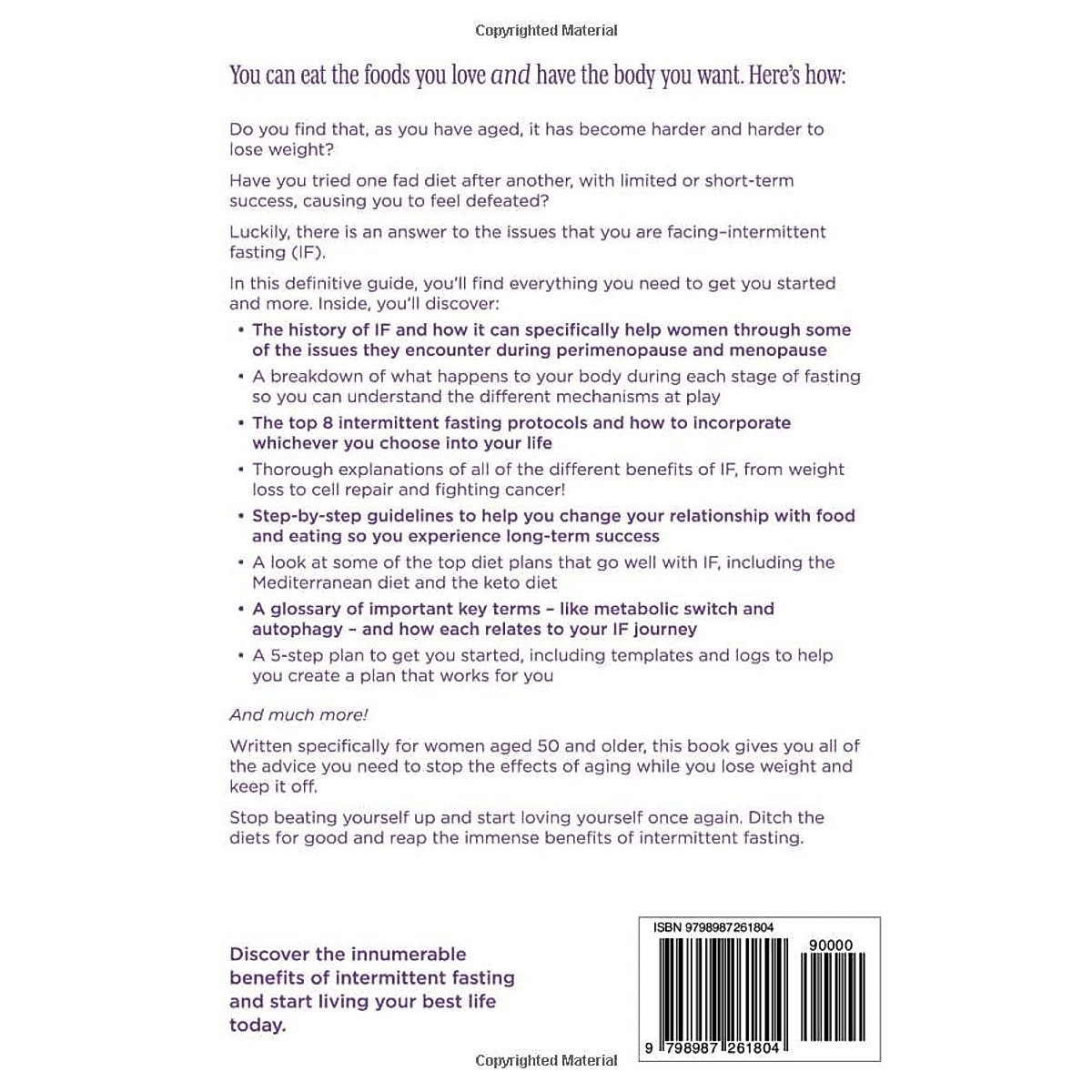 Intermittent Fasting for Women Over 50: Successfully Lose Weight in 5 Steps to Transform Your Body, Restore Hormonal and Heart Health, Reduce ... (Resolute Insight Mind, Body and Energy)