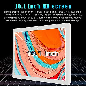 Gaming Tablet, 1920x1200 Touch Screen 4G LTE 100-240V Dual Camera 10.1 Inch Tablet for Travel (#1)