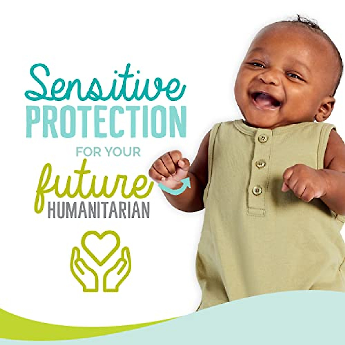 Seventh Generation Baby Diapers Size 1 Sensitive Protection Free & Clear Size 1, 80 Count (Pack of 1)