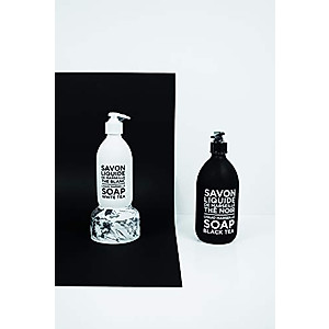 Compagnie de Provence Savon de Marseille Extra Pure Liquid Soap - White Tea - 16.9 Fl Oz Glass Pump Bottle