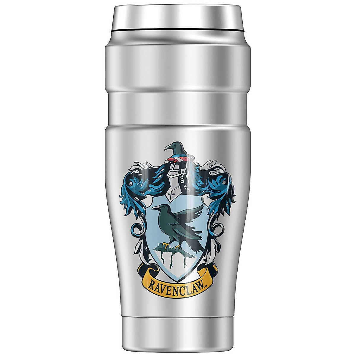 THERMOS Harry Potter Ravenclaw House Crest, STAINLESS KING Stainless Steel Travel Tumbler, Vacuum insulated & Double Wall, 16oz