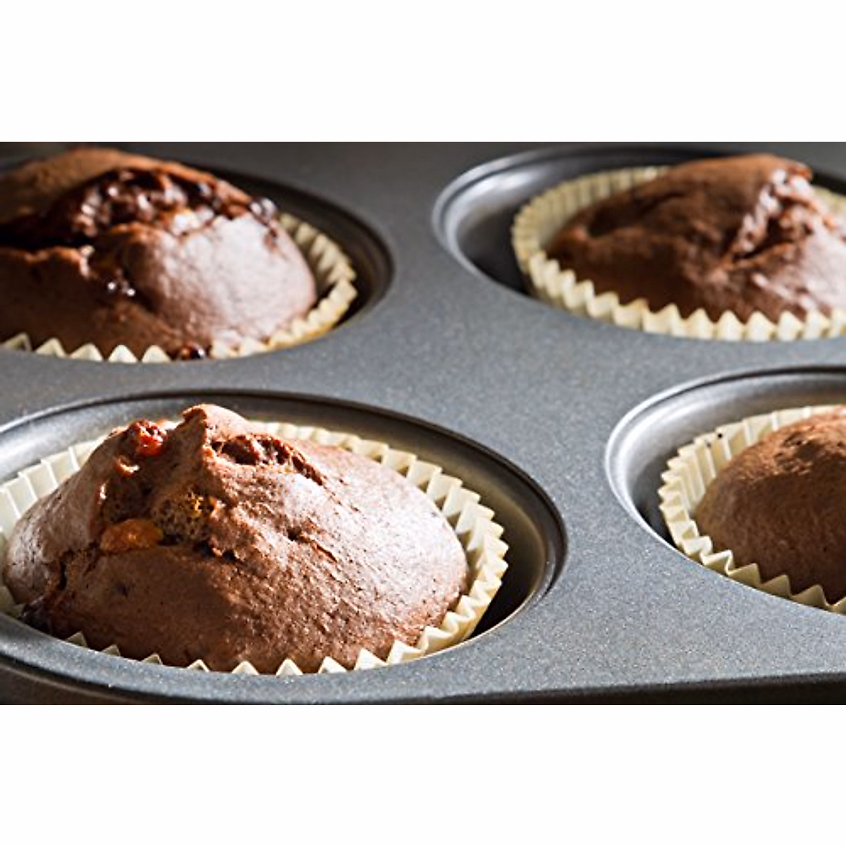 Mrs. Anderson's Baking 12-Cup Muffin Pan, Carbon Steel with Non-Stick Coating, PFOA Free, 14-Inches x 10.5-Inches