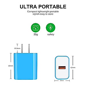 Samsung Phone Android Charger Fast Charging for Samsung Galaxy A13 5G/A03s/A04s/S23/S22 Ultra/S21 FE/S20/S10/S9/A11/A12/A32/A53/A23 5G,USB Type C Charger Power Block Wall Adapter with USB C Cable 6FT