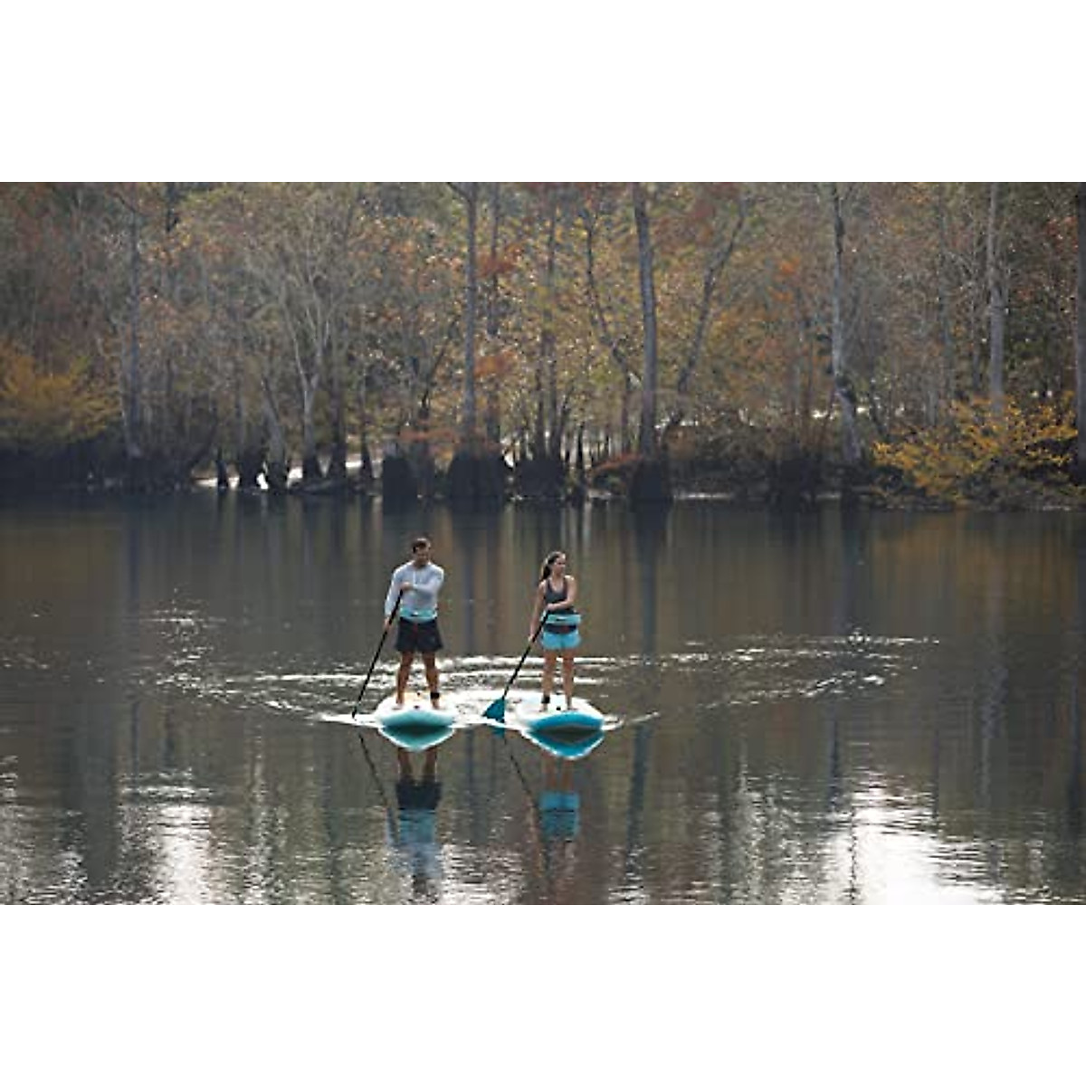 Drift Inflatable Stand Up Paddle Board - SUP Paddle Board and Accessories, Including Pump, Paddle, and More - Native Floral, Adult, 11'6"