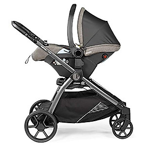 Peg Perego Ypsi – Compact Single to Double Stroller – Compatible with All Primo Viaggio 4-35 Infant Car Seats & Ypsi Bassinets - Made in Italy - City Grey (Grey)