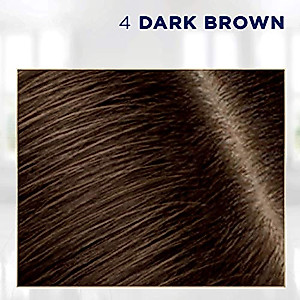Clairol Root Touch-Up by Nice'n Easy Permanent Hair Dye, 4 Dark Brown Hair Color, (Pack of 2)