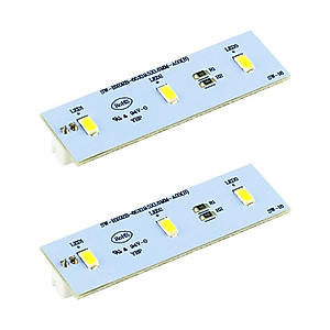 GEAIN SW-BX02B Refrigerator LED Light(2 pcs) for Magic Chef Refrigerator and Electrolux Refrigerator LED Light Board|Refrigerator LED Light Module Replacement ZBE2350HCA,DC 12V