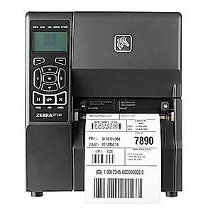 Zebra Technologies ZT23042-D01A00FZ Series ZT230 4" DT Tabletop Printer, 203 dpi Resolution, Tear, Power Cord with US Plug, Serial/USB/net Internal Wireless 802.11N Radio US and CA Only, ZPL