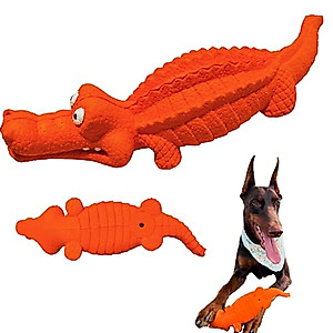 Dog Toys for Aggressive Chewers, Fun Dog Toy for Small, Medium & Large Breed Dogs, Durable Chew Toys That All Dogs & Puppies Will Love, Indestructible Dog Toy with Squeaker