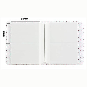 Fancyme 64 Pockets 3 Inch Mini Film Photo Album Compatible with Fujifilm Instax Mini 11 9 8 7s 90 70 LiPlay Instant Camera Link Phone Printer Photo Book Name Card Holder