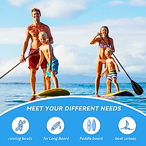 GEUNTECH Kayak Tracking Fin Detachable Watershed Board Fin for Kayak Canoe Boat Dinghy Accessories (1 Large Tracking fin)