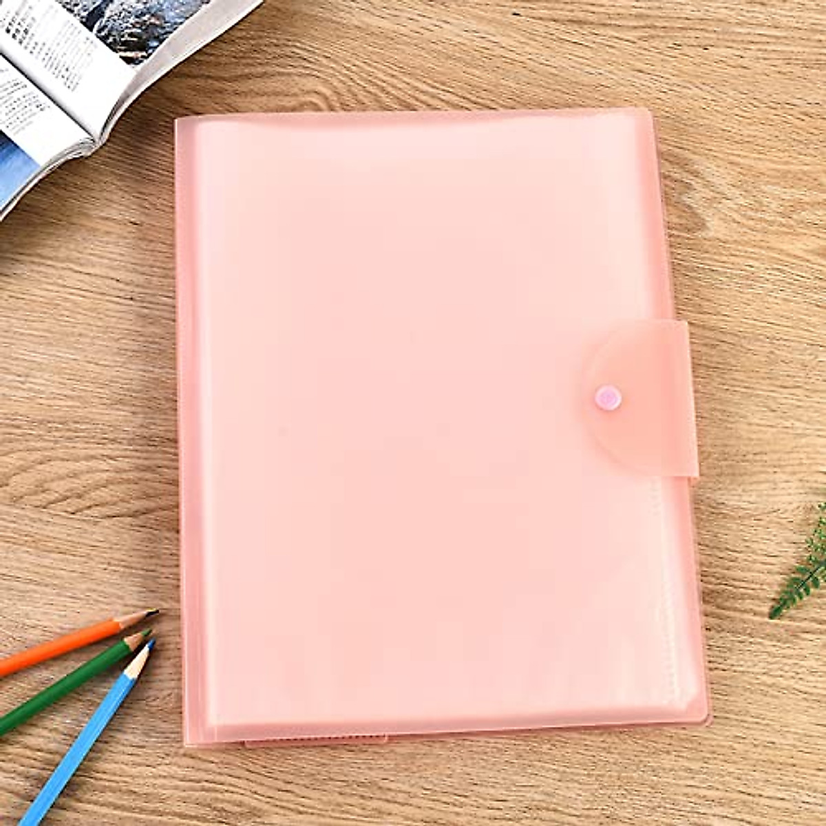 Diamond Painting Book Storage Folder, A4 Art Portfolio Painting Storage Presentation Book Protectors for Painting Drawing Test Paper (30 Pags, PK)